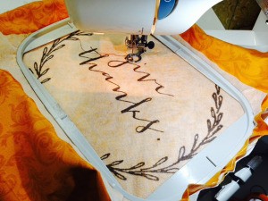 Quick Thanksgiving Thread Sketch with Free Pattern - Sulky