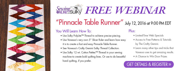 Free Webinar with Crafty Gemini! - Sulky