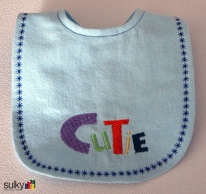 Machine Embroidery Series: In-the-Hoop Baby Bib - Sulky