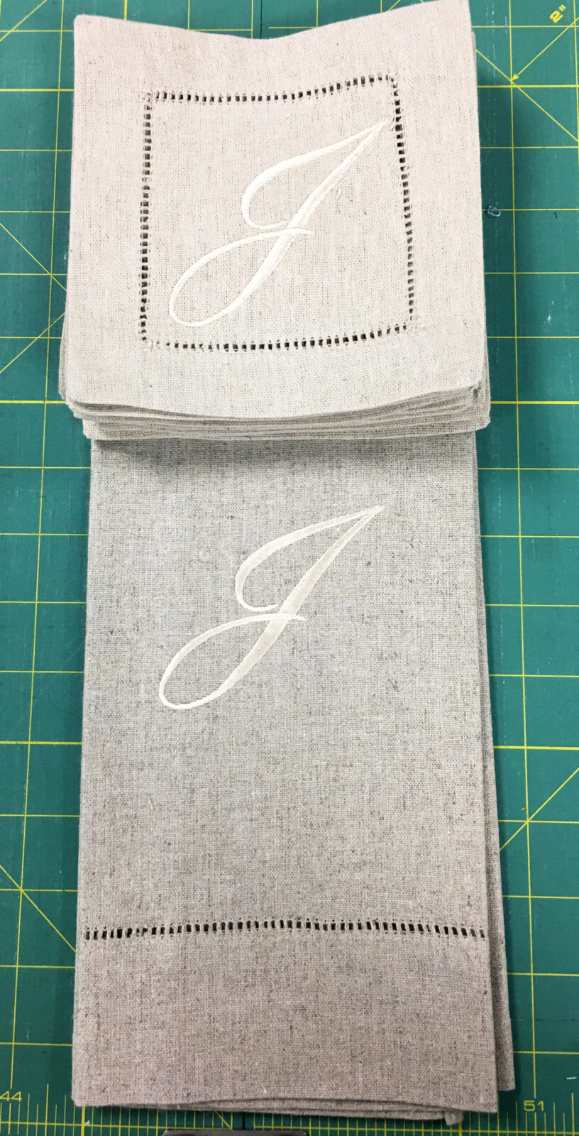 Shortcut for Machine Embroidery on Linen - Sulky