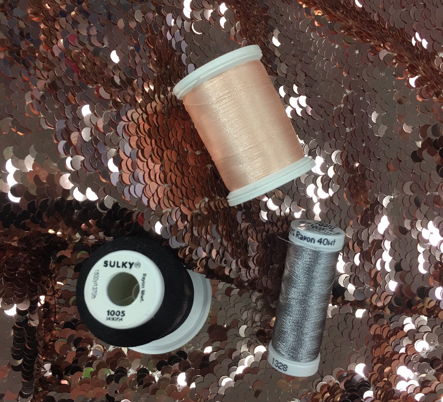 Machine Embroidery on Sequin Fabric + Skirt Tutorial - Sulky