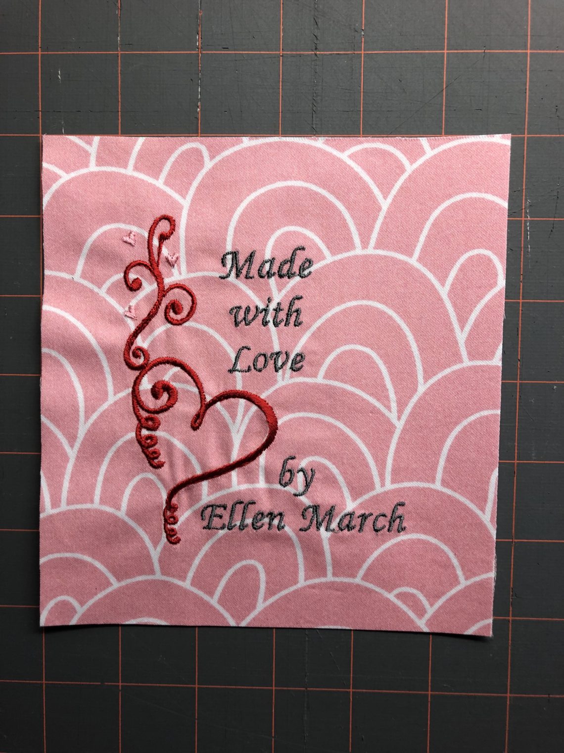 How to Make a Quilt Label with Machine Embroidery - Sulky