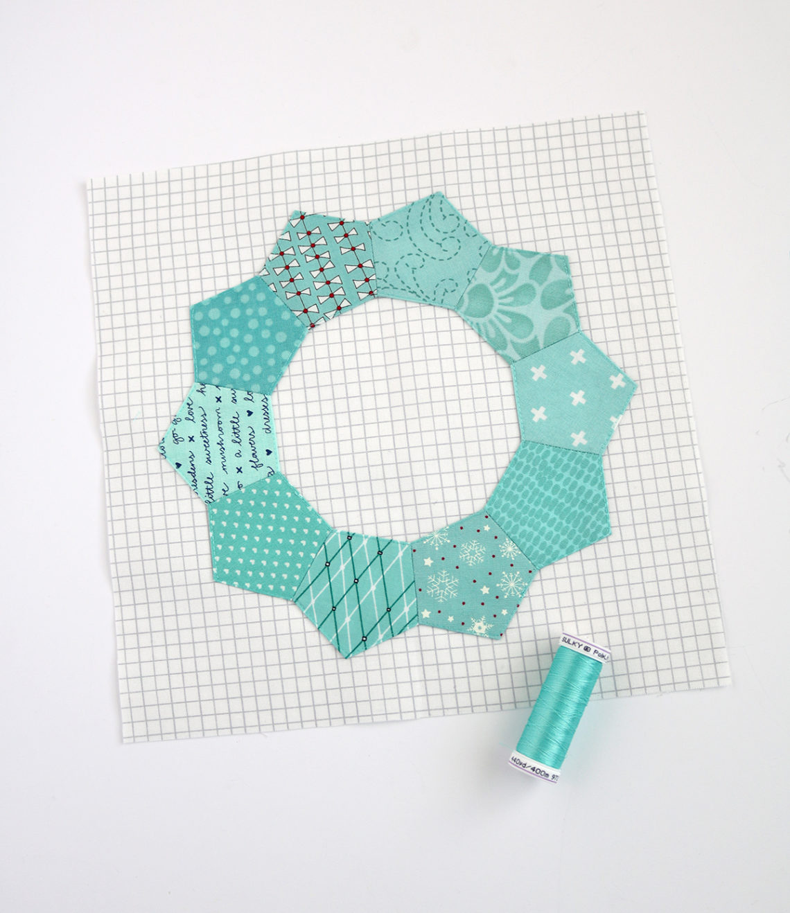 Easy English Paper Piecing Quilt Block - Andy Knowlton - Sulky