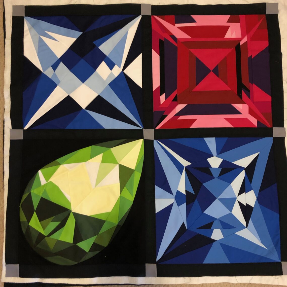 September Sapphire Block Sew-Along + Mini Gemstone Quilt - Sulky