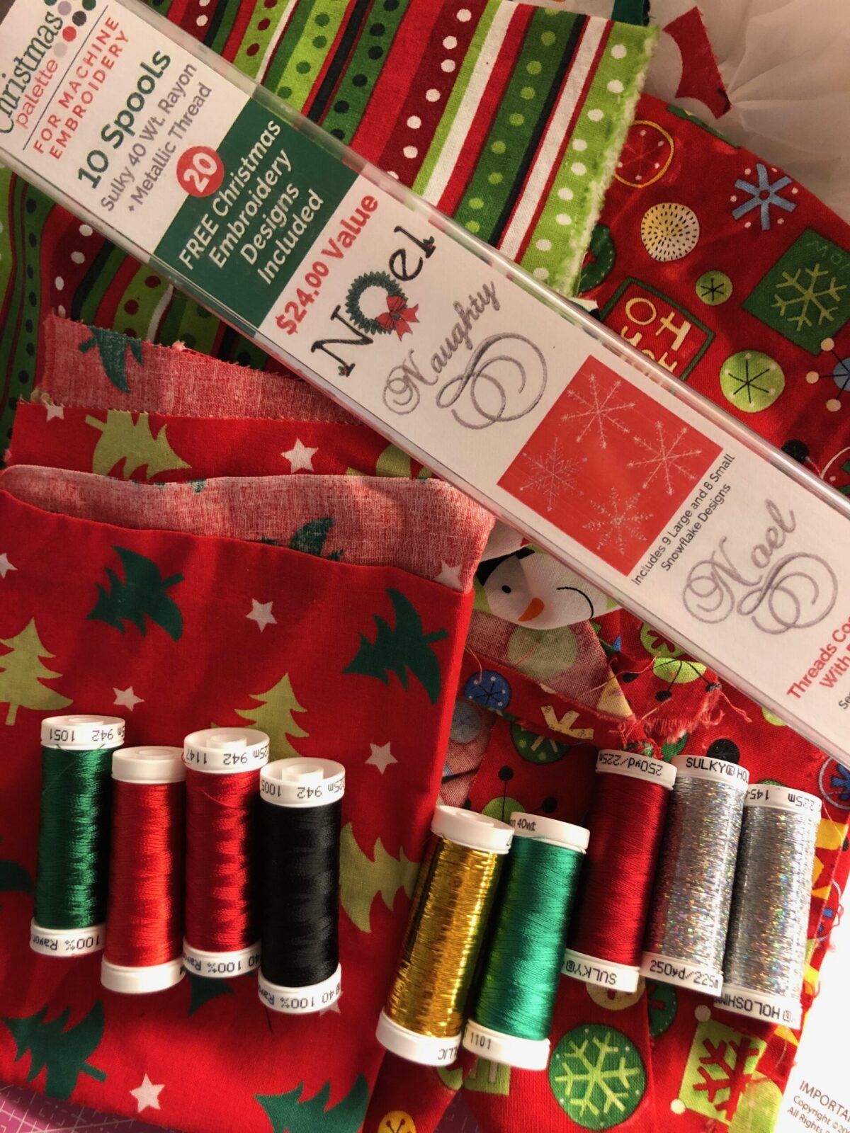 Fun Embroidered Holiday Apron to Sew, Wear & Give - Sulky