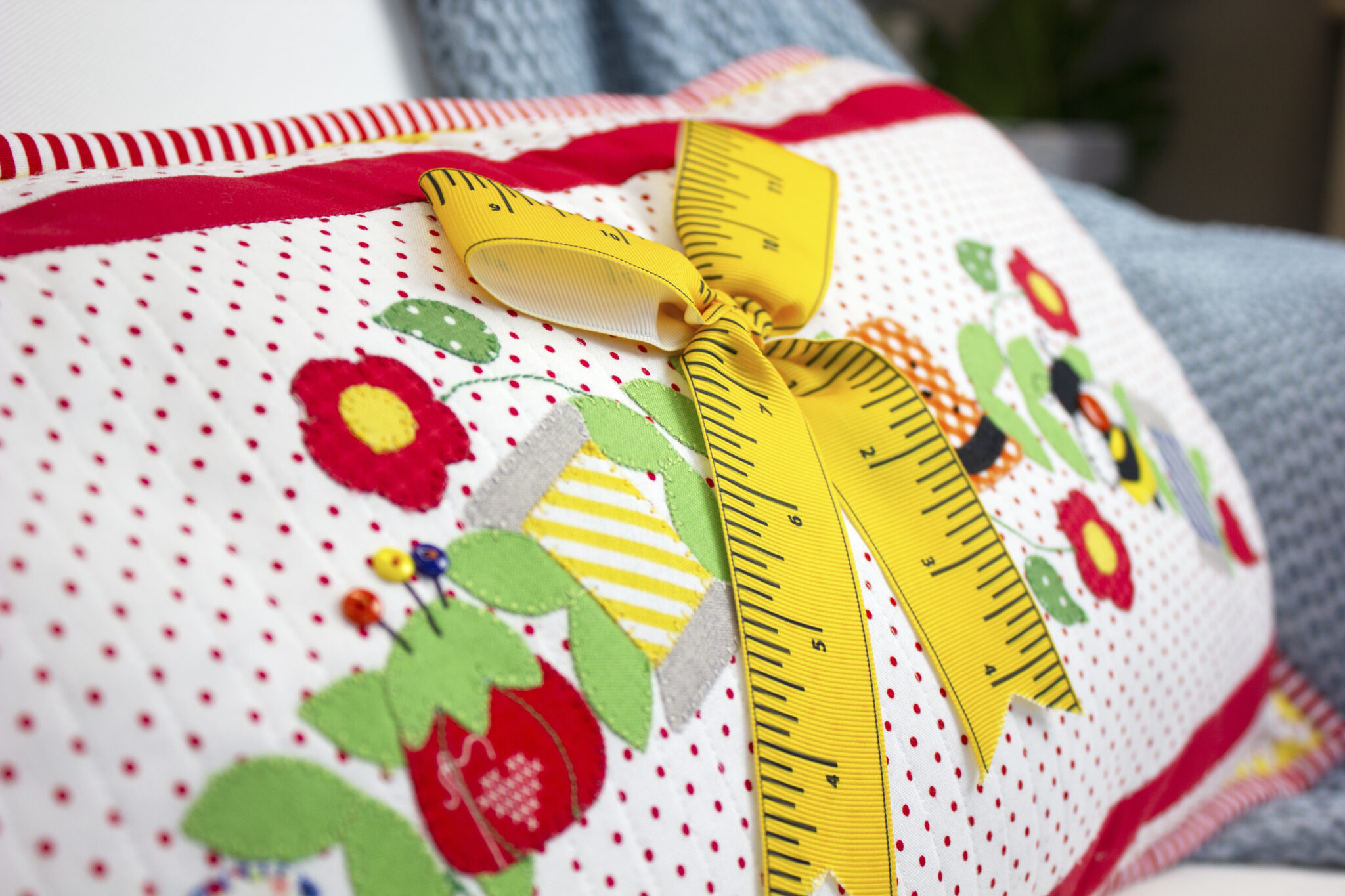 Stitches of Love "Love to Sew" Pillow - Free Webinar - Sulky