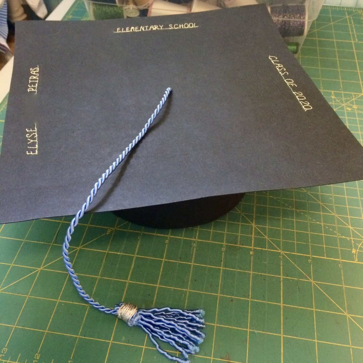 DIY Graduation Cap with Kraft-Tex® Paper Fabric - Sulky