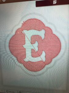 Monogram Machine Embroidery on Beach Towels - Sulky