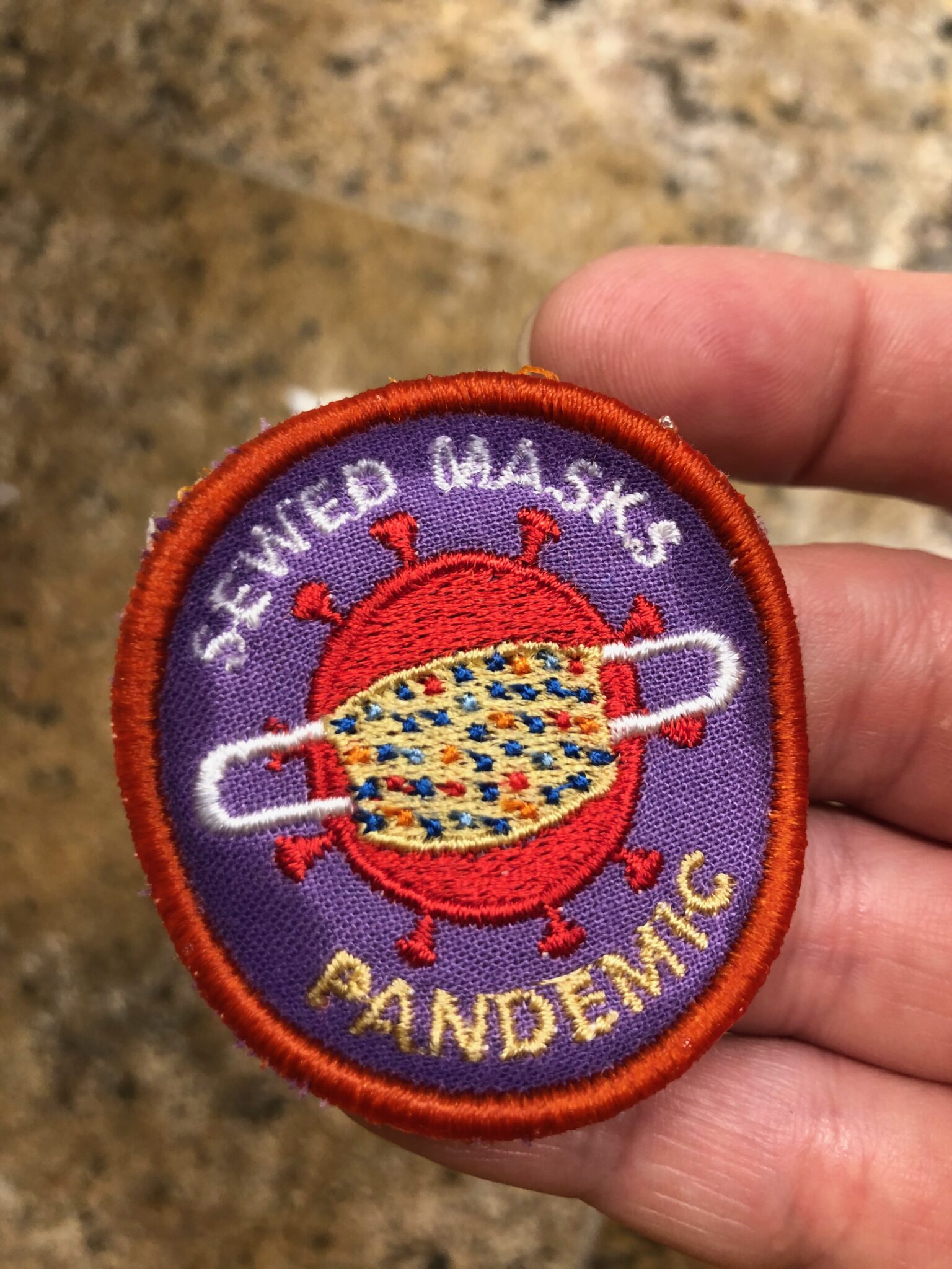 Pandemic Patch for Mask Makers to Sew + Give - Sulky