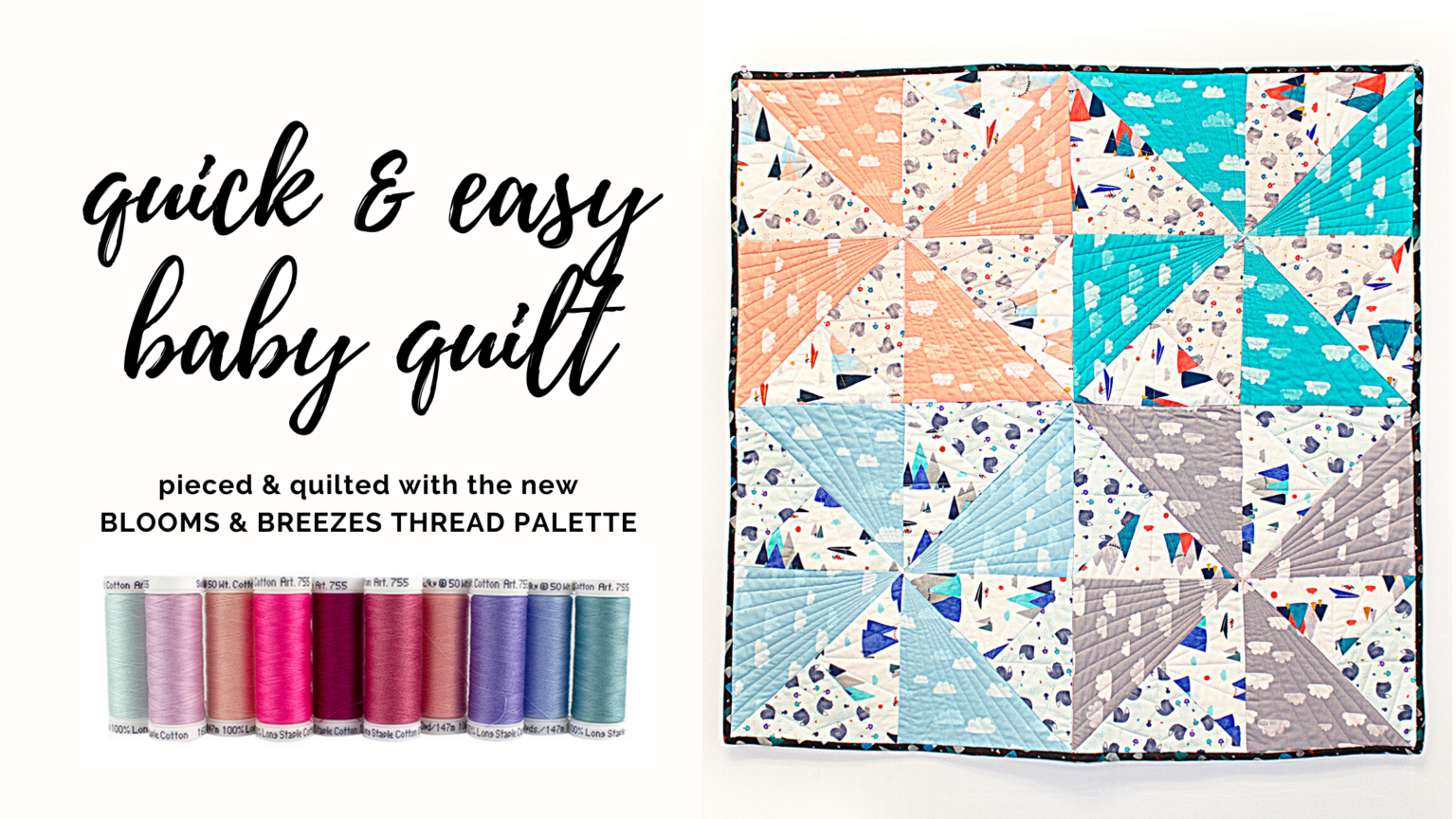 Easy Baby Quilt for Beginners to Sew - Sulky