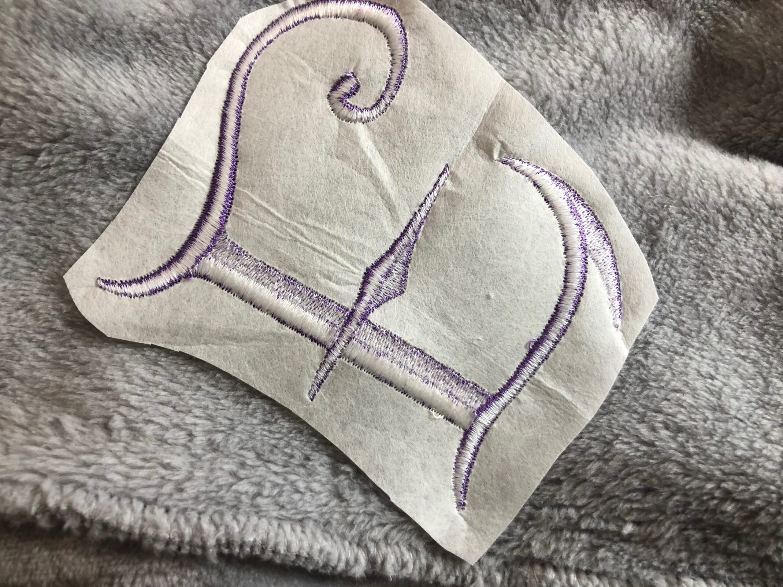 How to Embroider a Robe - Plush Fleece or Bamboo Knit - Sulky