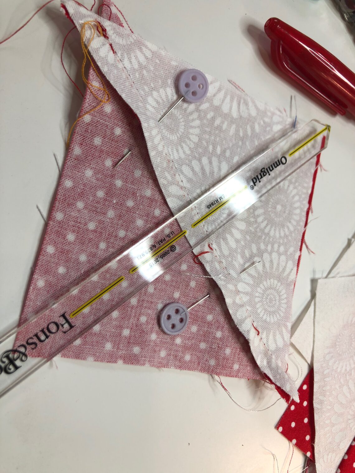 Uncle Sam Table Runner for the Fourth - Sulky