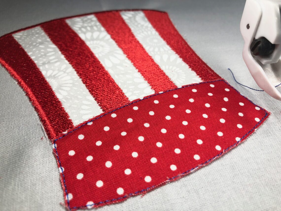 Uncle Sam Table Runner for the Fourth - Sulky