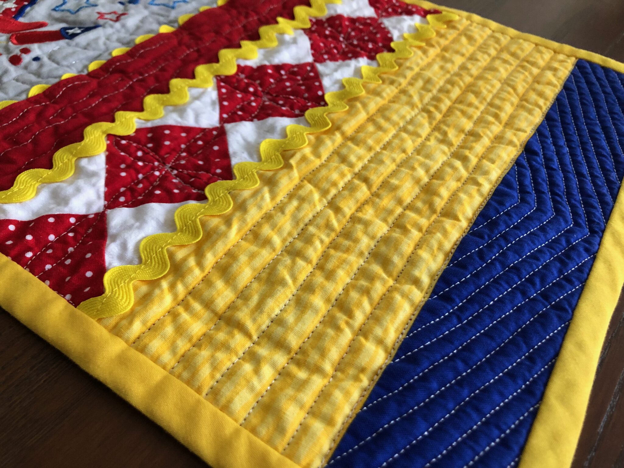 Uncle Sam Table Runner for the Fourth - Sulky