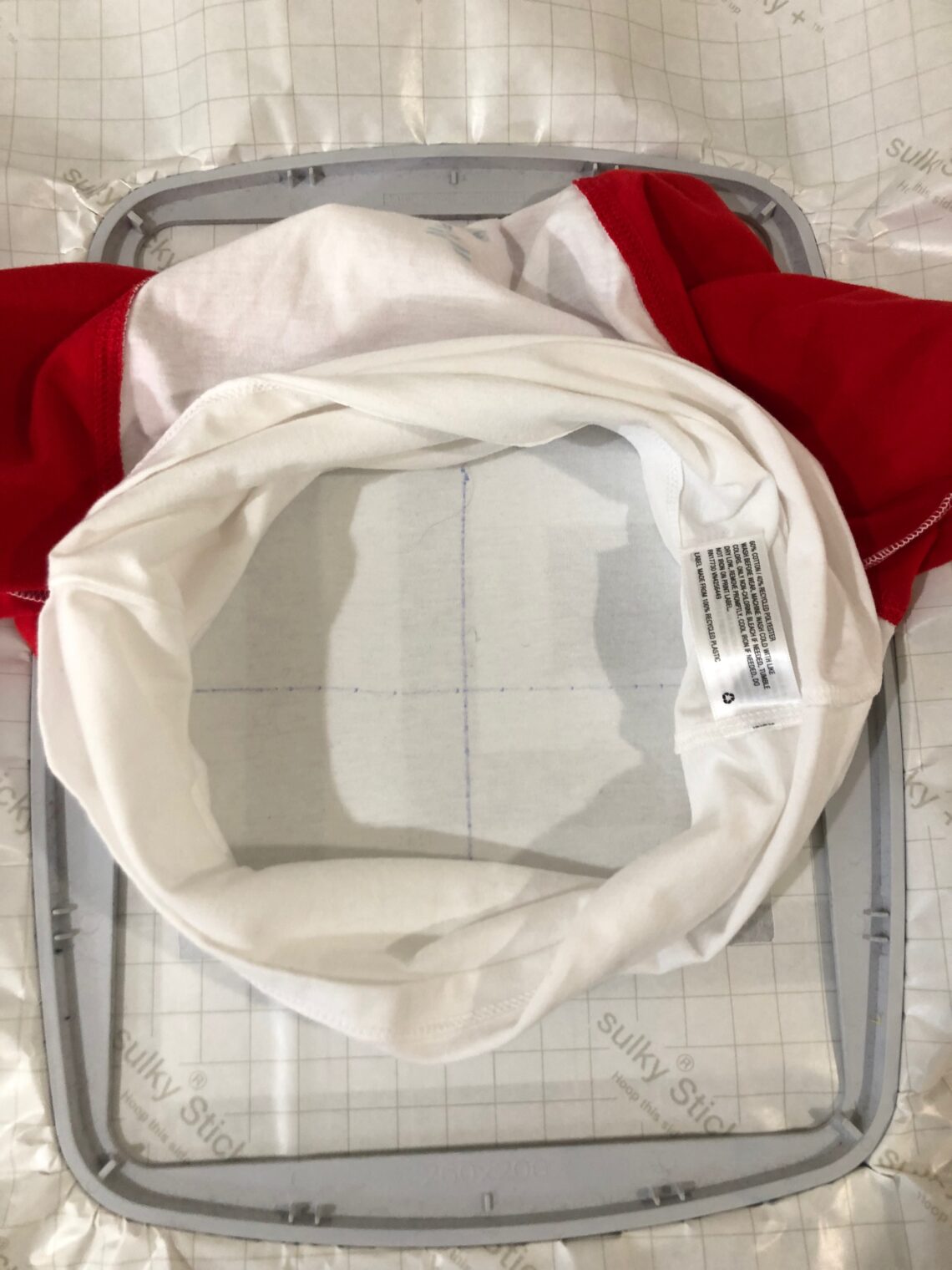 Machine Embroidered Tee to Celebrate the Fourth - Sulky