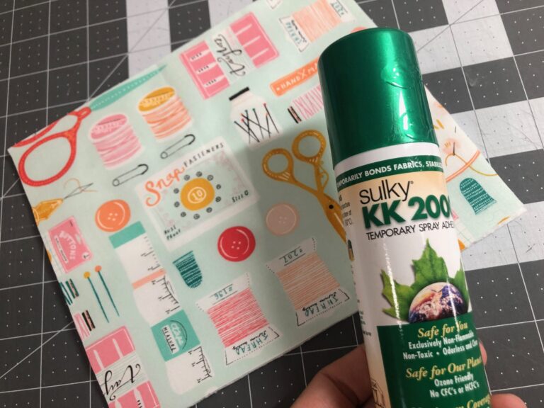 Sewing Themed Mini Pillow for National Sewing Month - Sulky