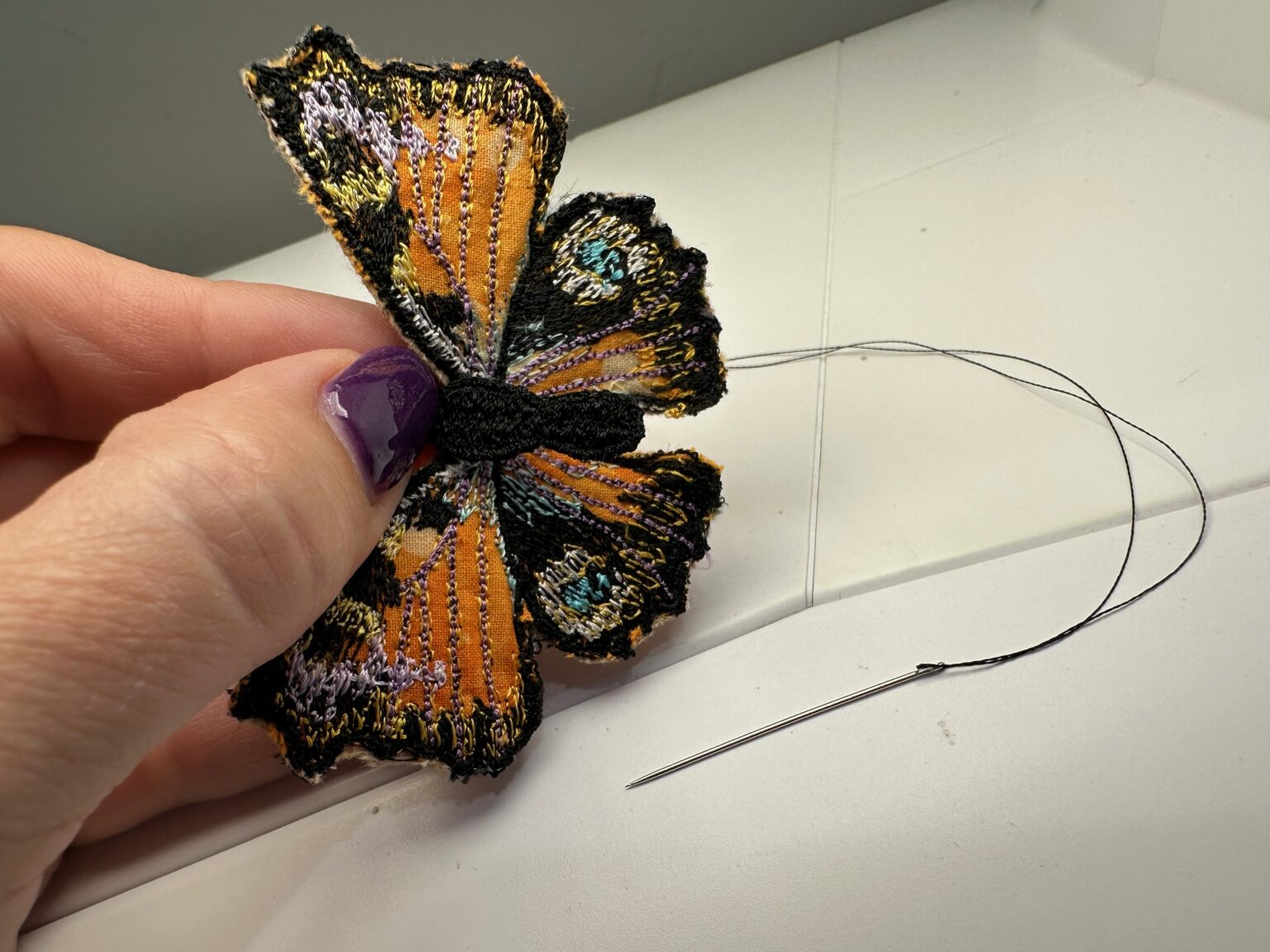 Butterfly Napkin Rings with Freestanding Lace Techniques - Sulky