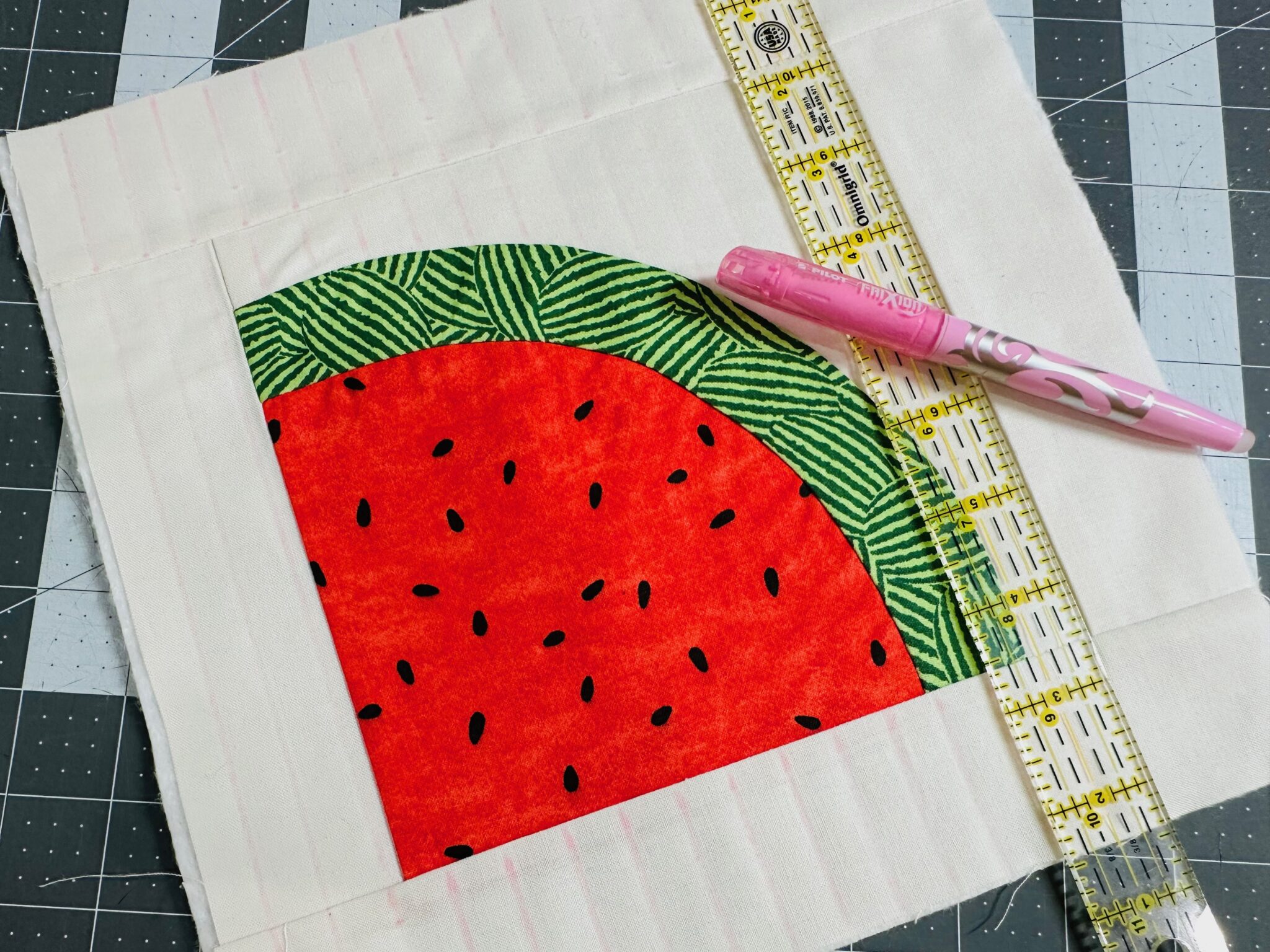 Watermelon Block Tote Bag - Sulky