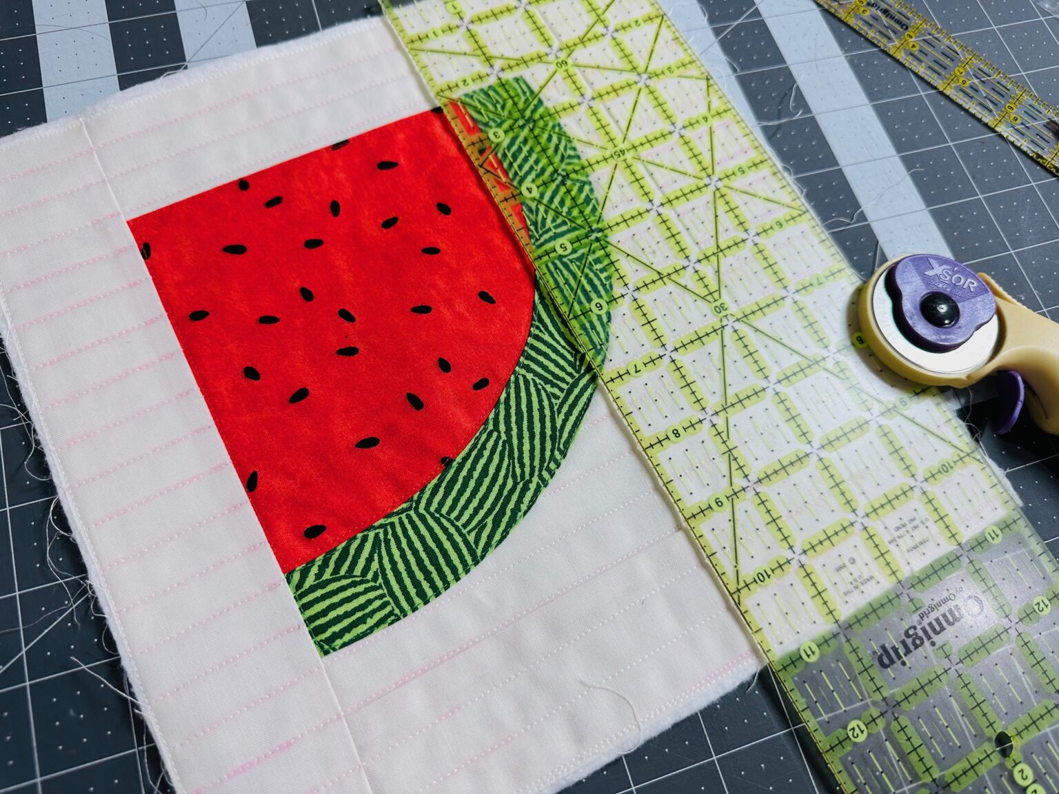 Watermelon Block Tote Bag - Sulky