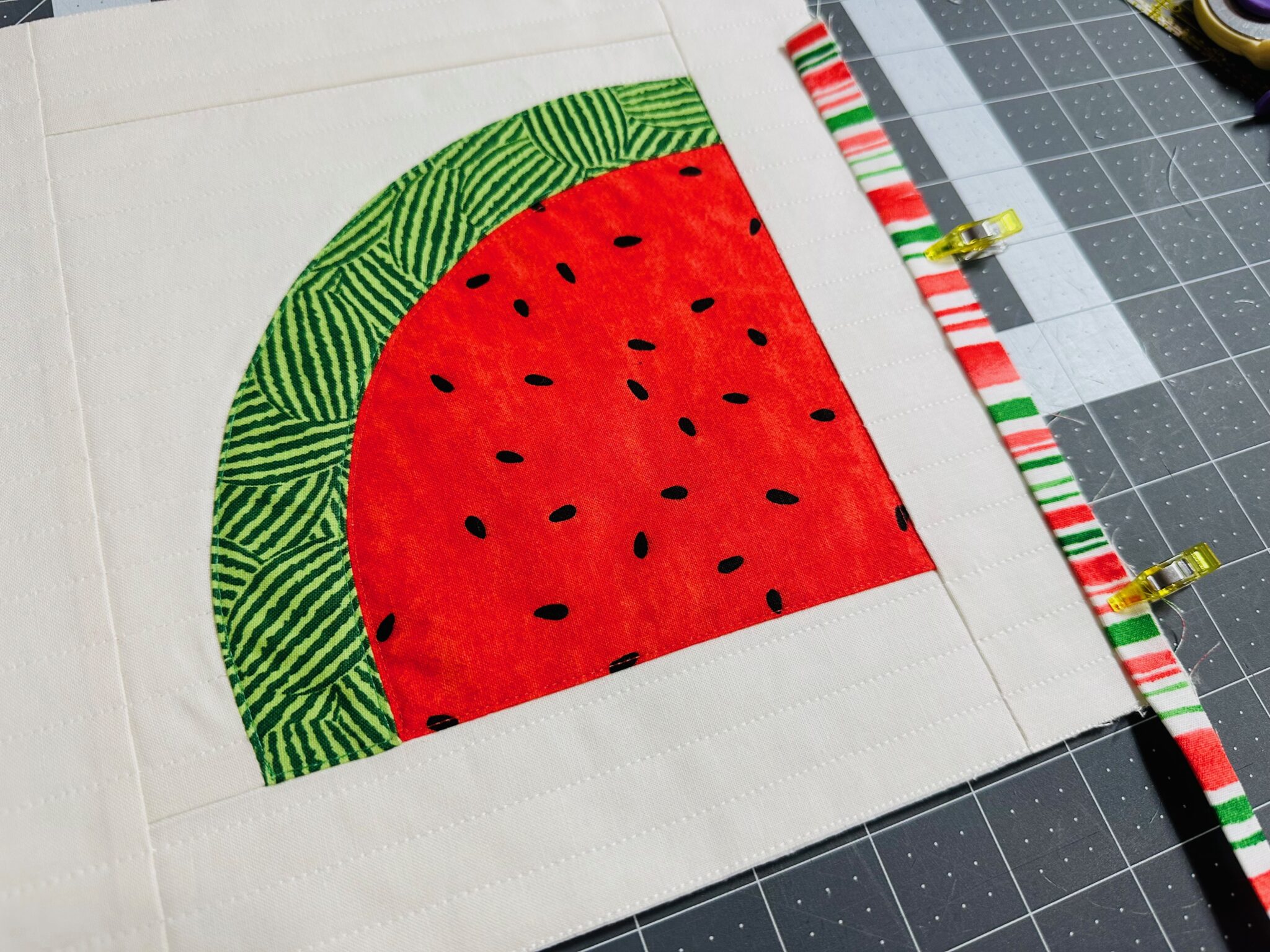 Watermelon Block Tote Bag - Sulky