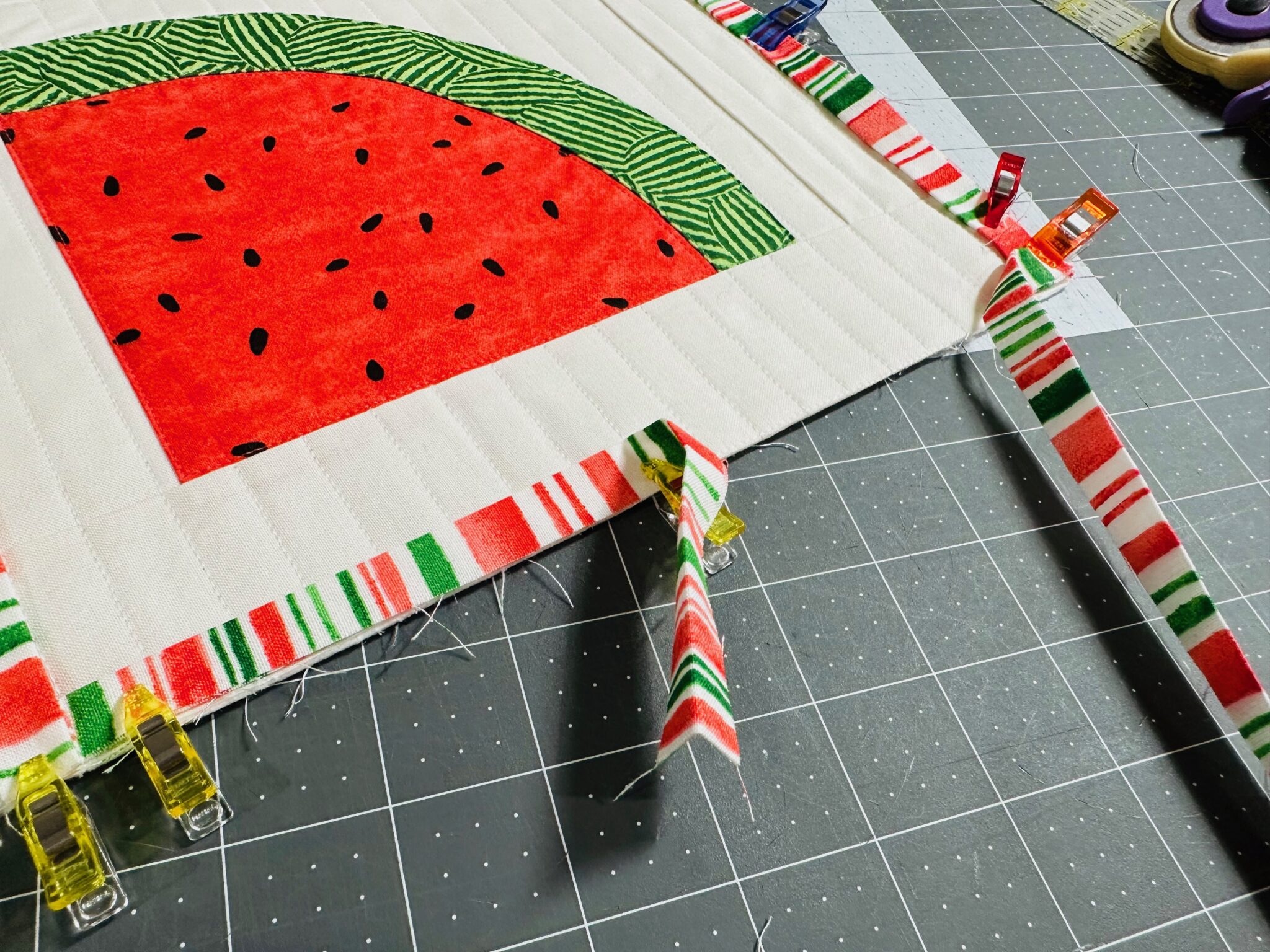 Watermelon Block Tote Bag - Sulky