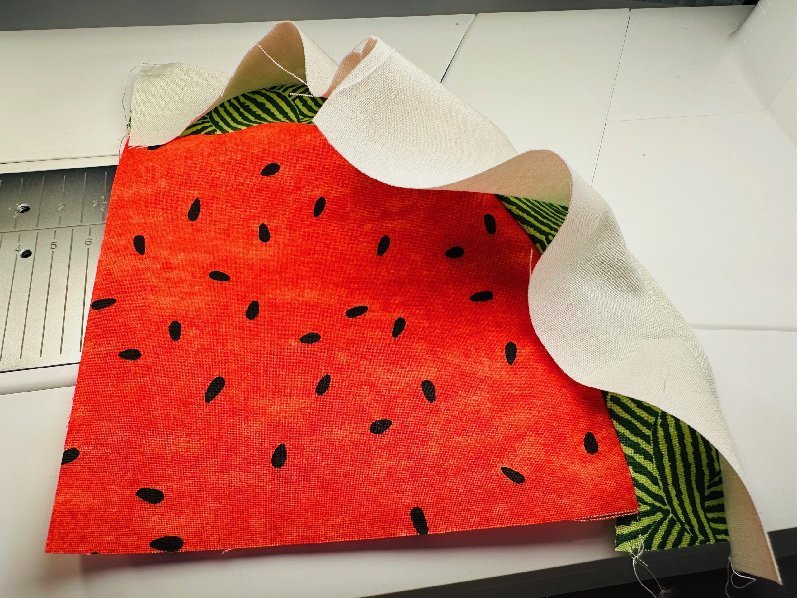 Watermelon Block Tote Bag - Sulky