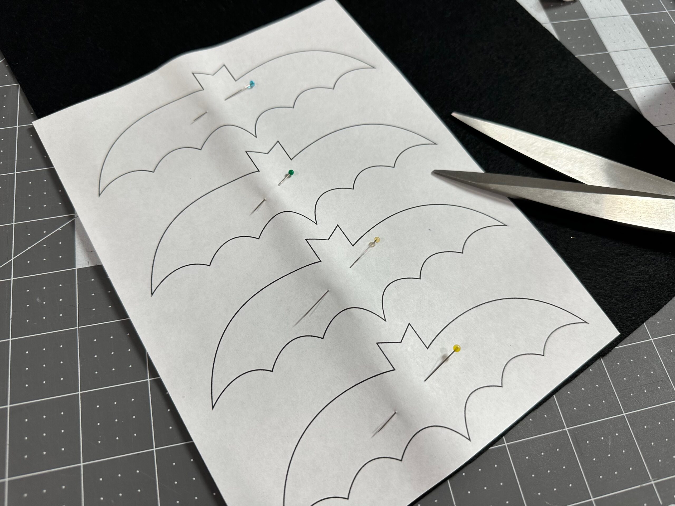 Felt Bats Table Runner - Sulky