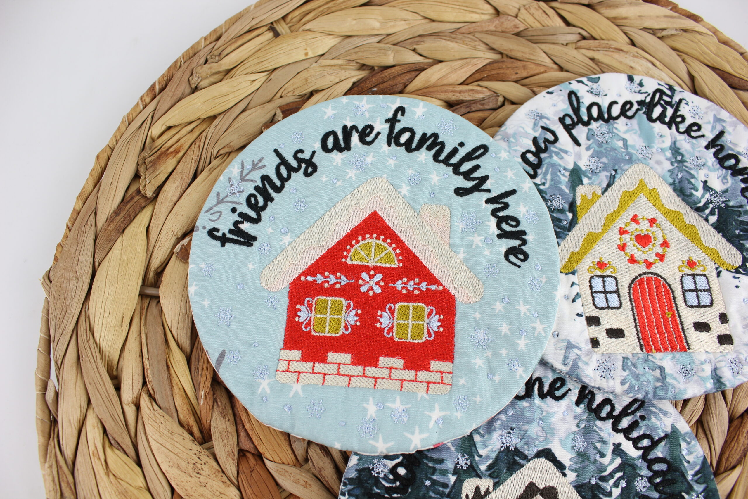 Make Christmas Coasters In the Hoop - Sulky