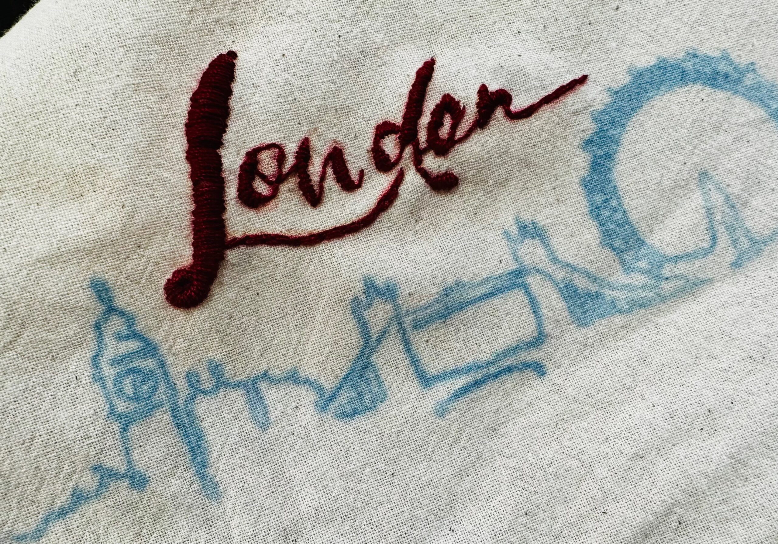 finished London embroidery - Sulky