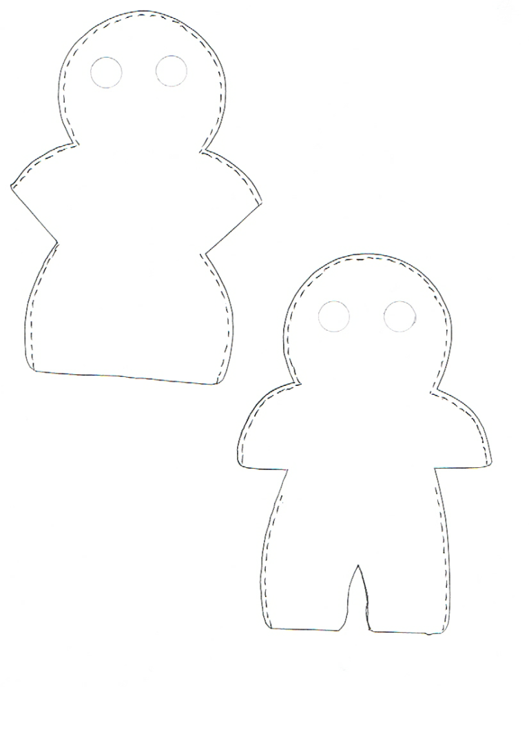 Gingerbread Candy Cane Holders to Sew - Sulky