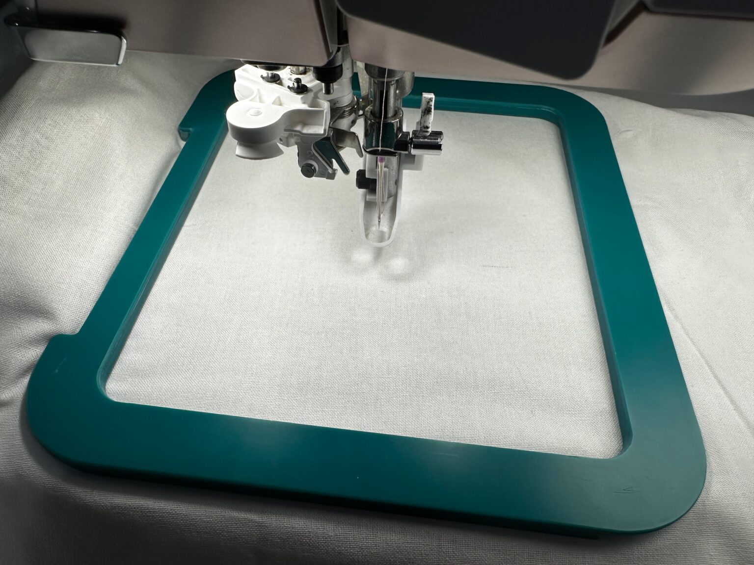 Valentine Mug Rug with Machine Embroidery - Sulky