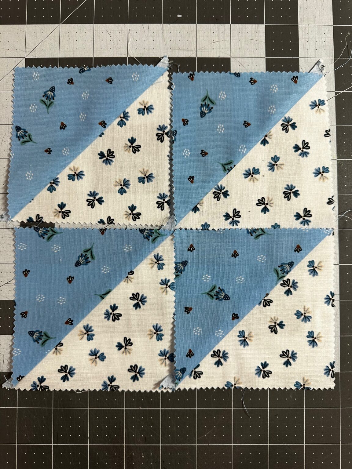Half Square Triangle Table Runner - Sulky