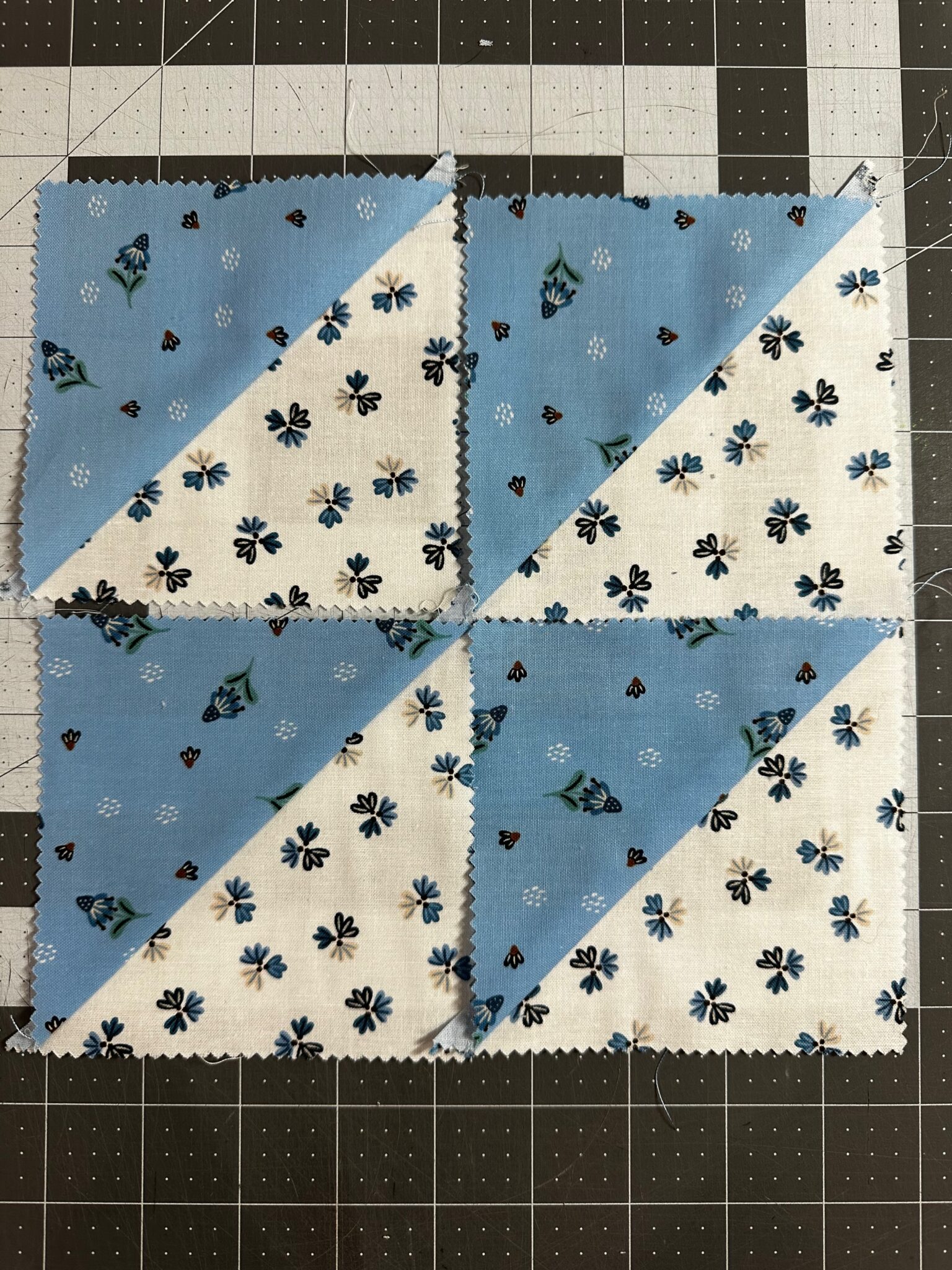 Half Square Triangle Table Runner - Sulky