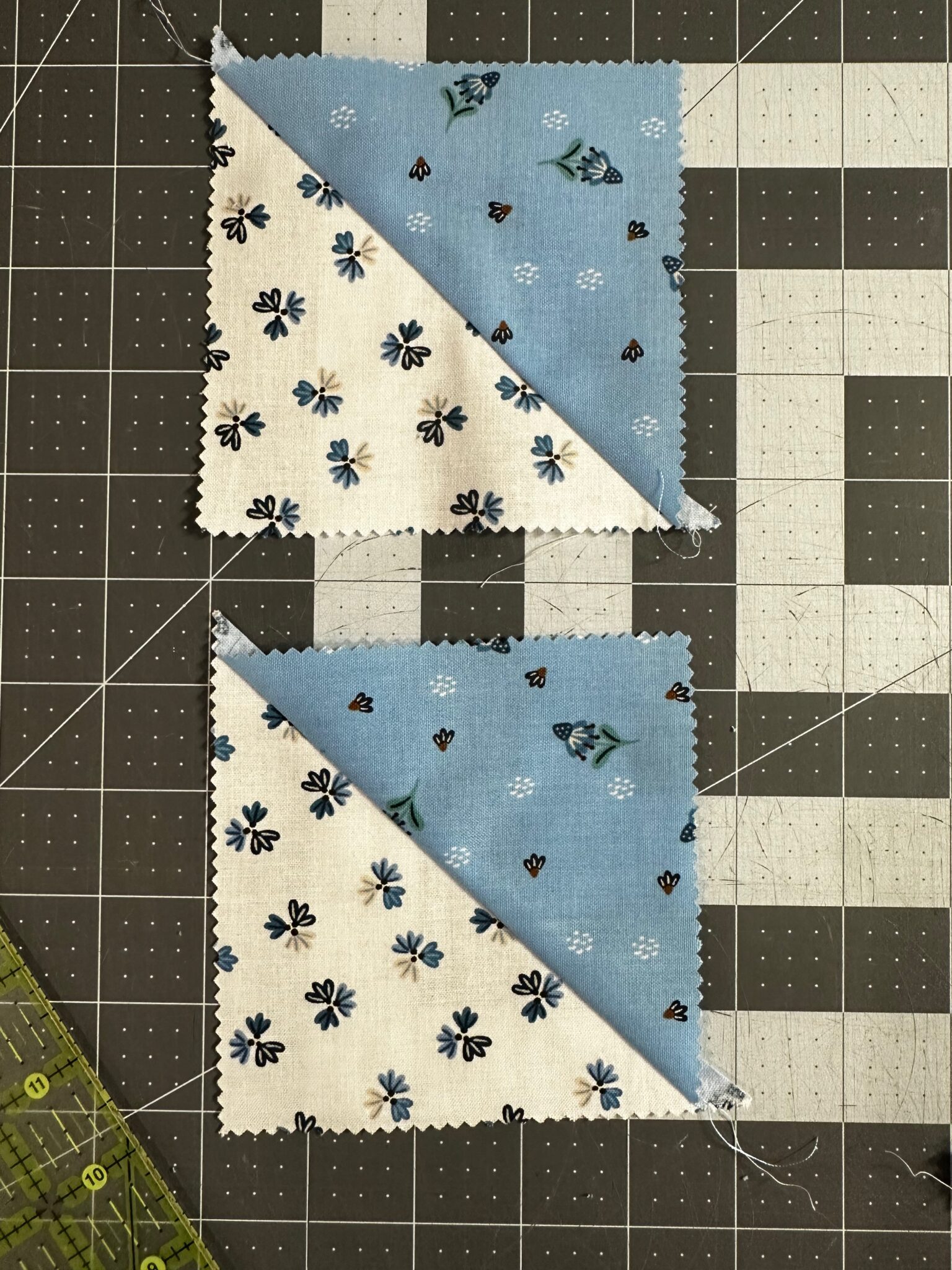 Half Square Triangle Table Runner - Sulky