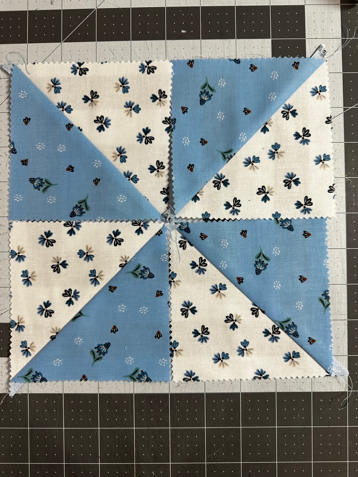 Half Square Triangle Table Runner - Sulky