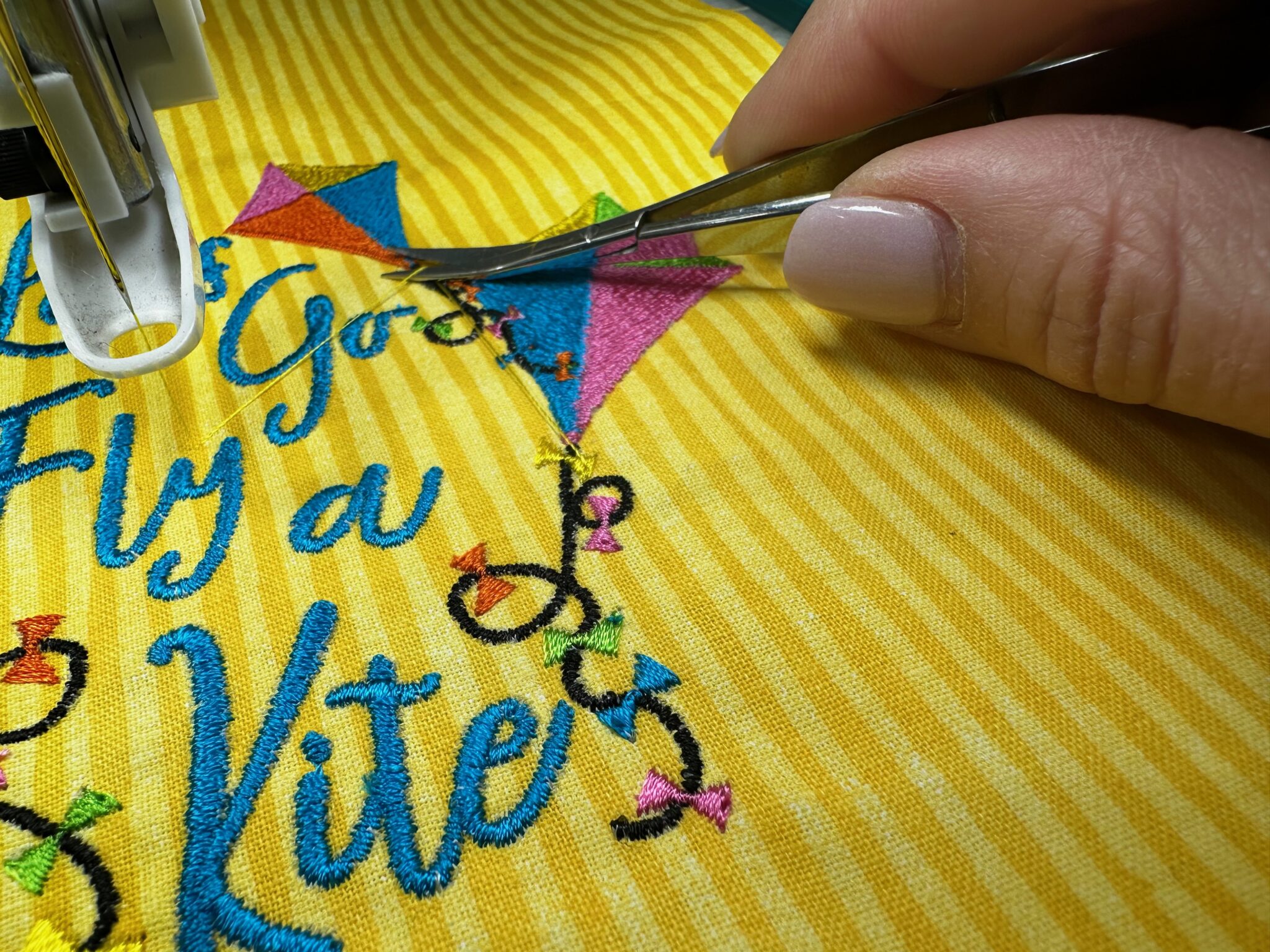 Fly a Kite Banner to Embroider & Sew - Sulky