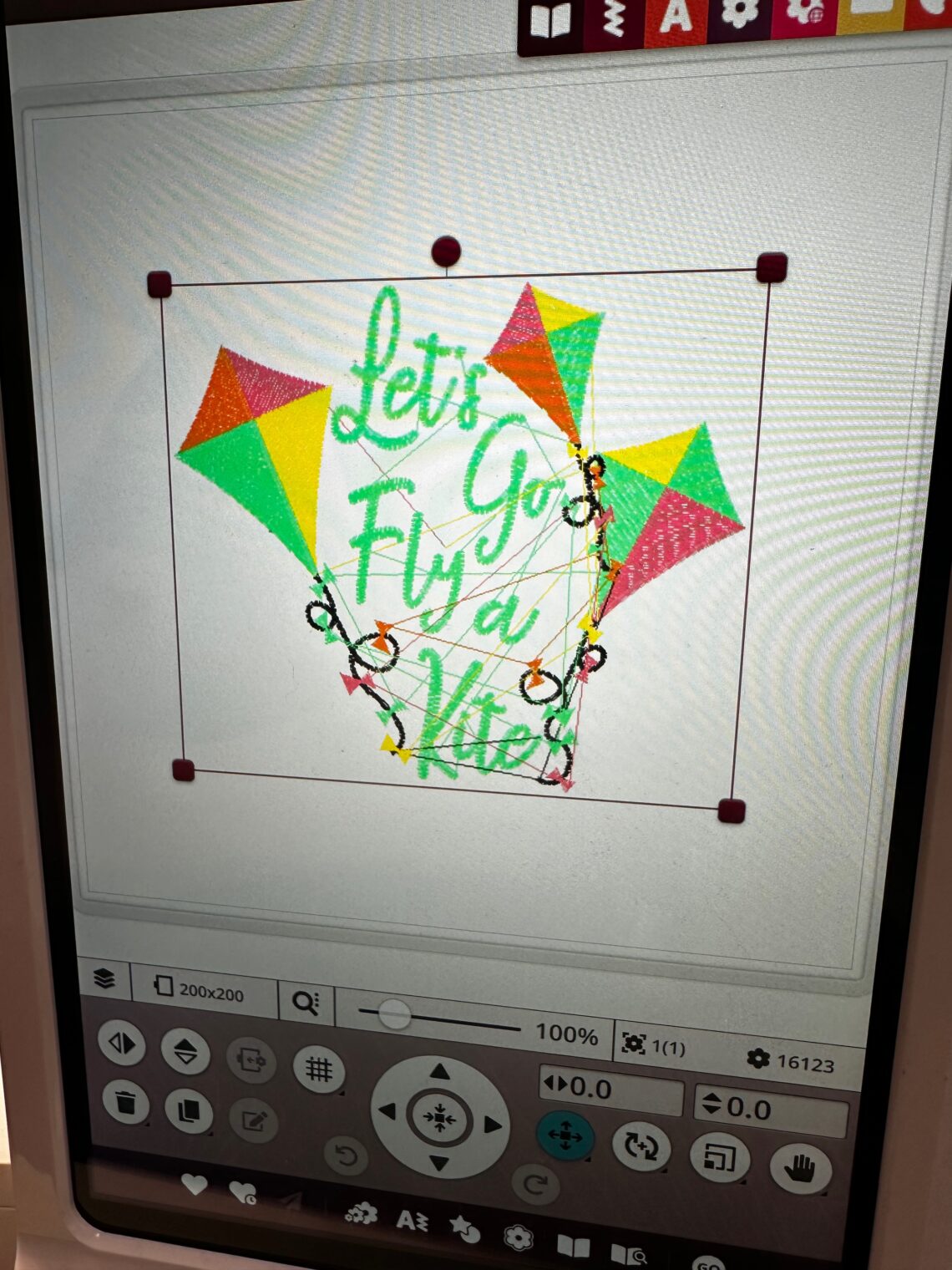 Fly a Kite Banner to Embroider & Sew - Sulky