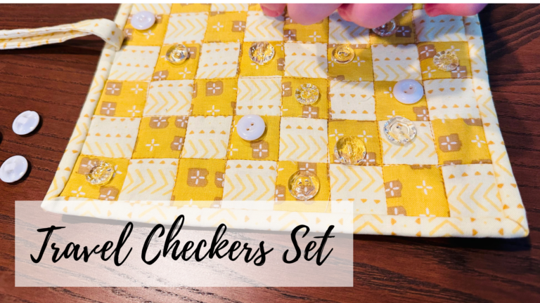 Quilted Travel Checkers Set - Sulky
