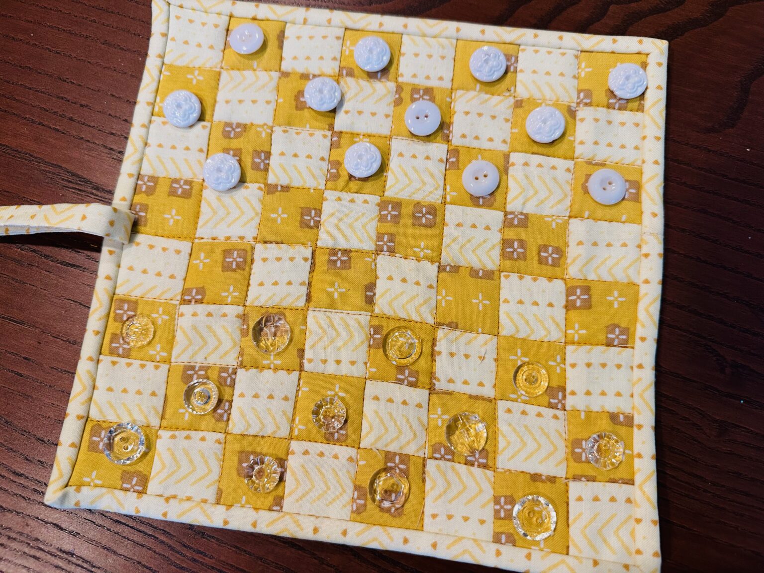 Quilted Travel Checkers Set - Sulky