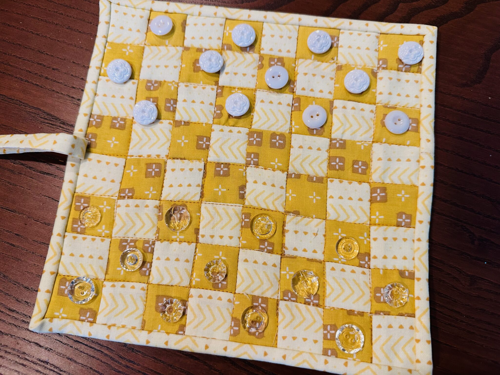 Quilted Travel Checkers Set - Sulky