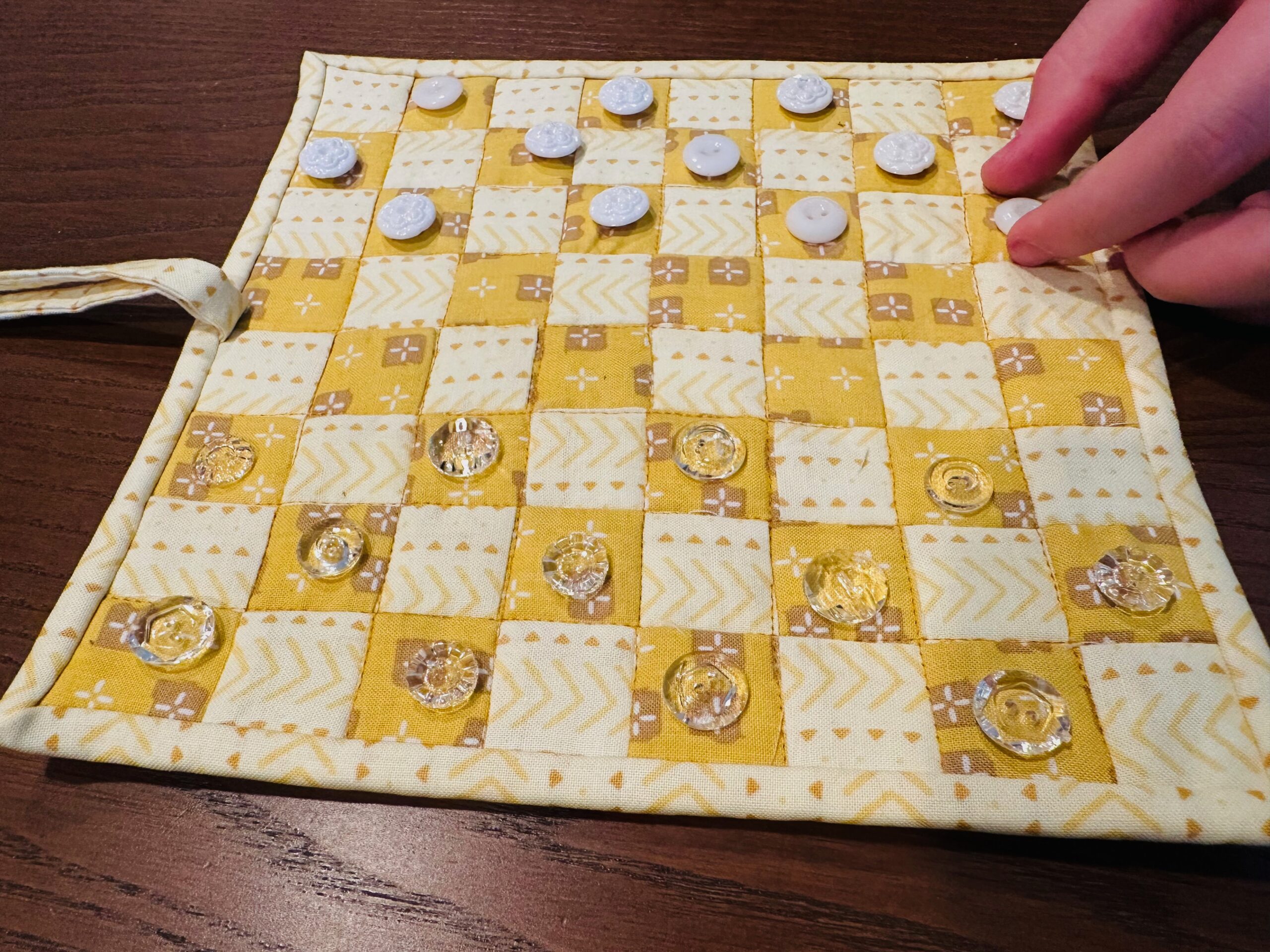 Quilted Travel Checkers Set - Sulky