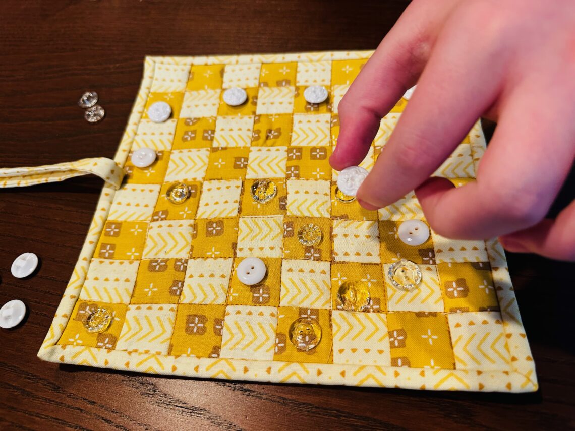 Quilted Travel Checkers Set - Sulky