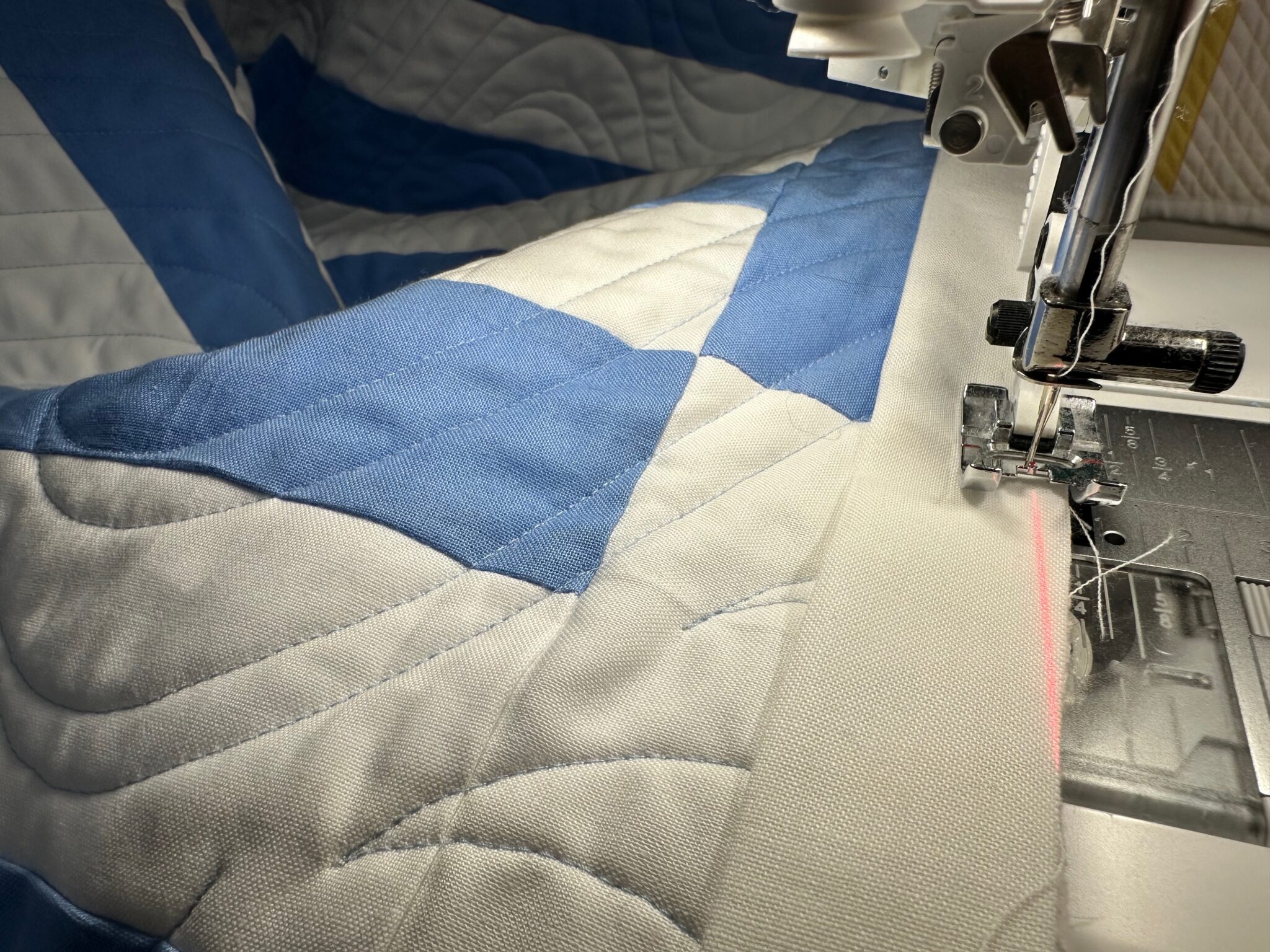 Beach Blanket from Tidal Quilt Pattern - Sulky