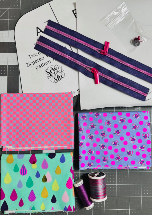 Zippered Organizer with Limited Edition Tula Pink Kits! - Sulky