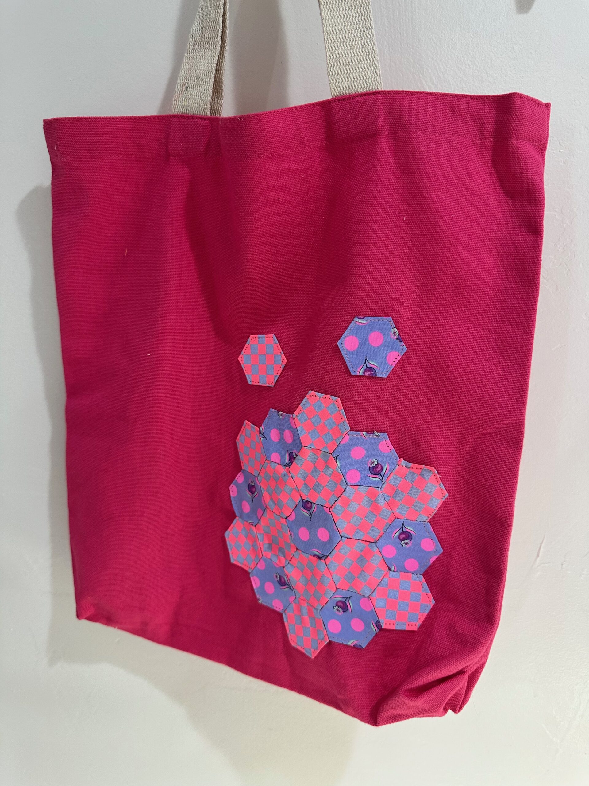 English Paper Piecing Appliqué Tote - Sulky