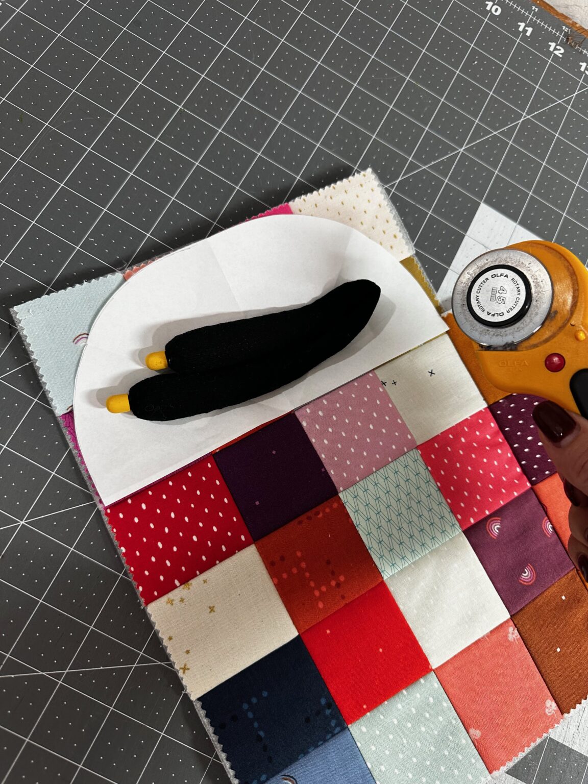 Reverse Appliqué Patchwork Heart Technique - Sulky