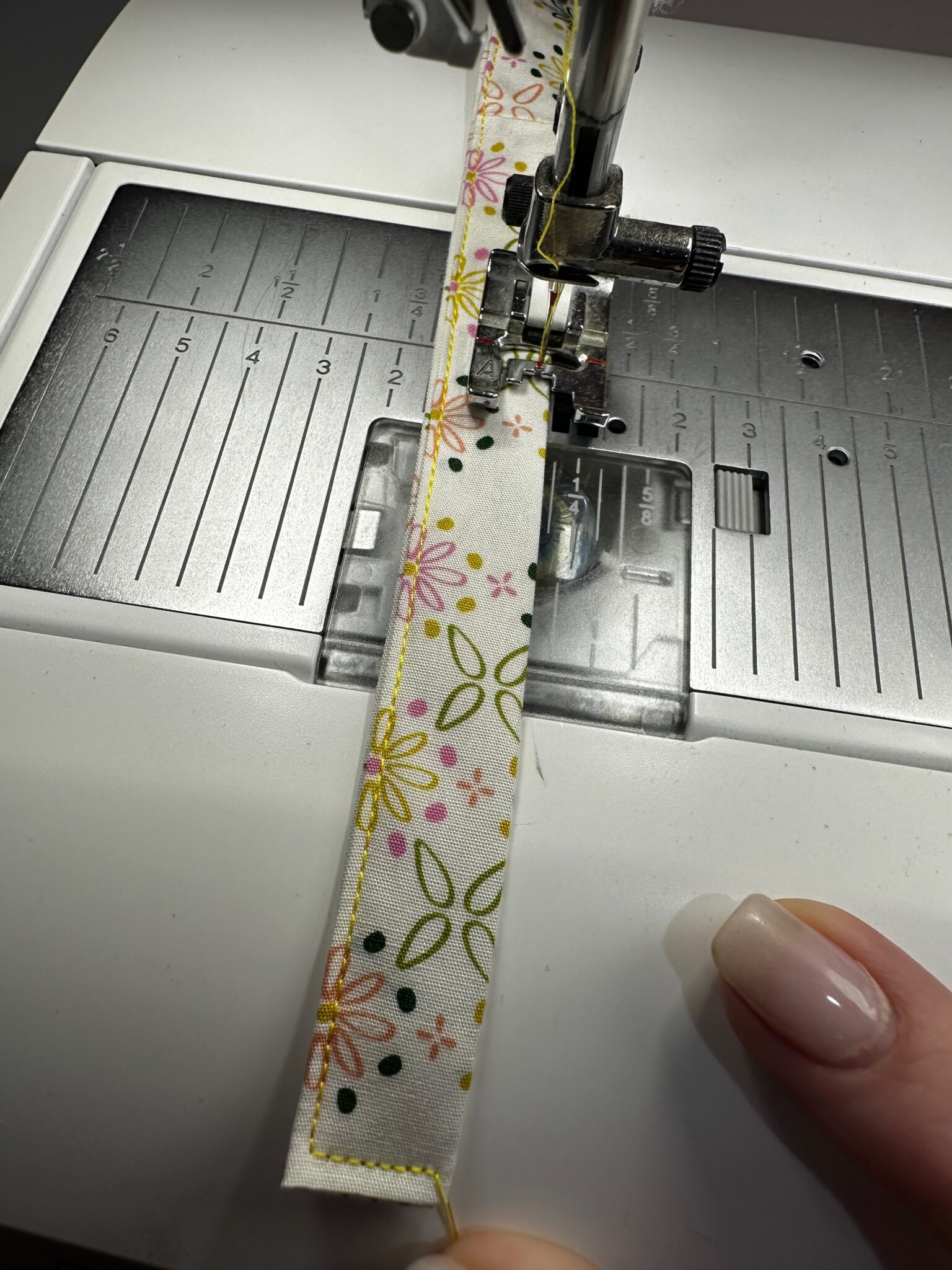 Quilted Welcome Sign with Machine Embroidery - Sulky
